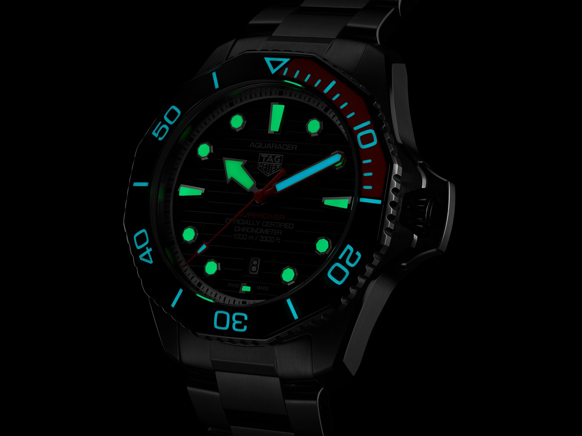 TAG Heuer Aquaracer Professional 1000 Superdiver - Titanium - 45 mm ...