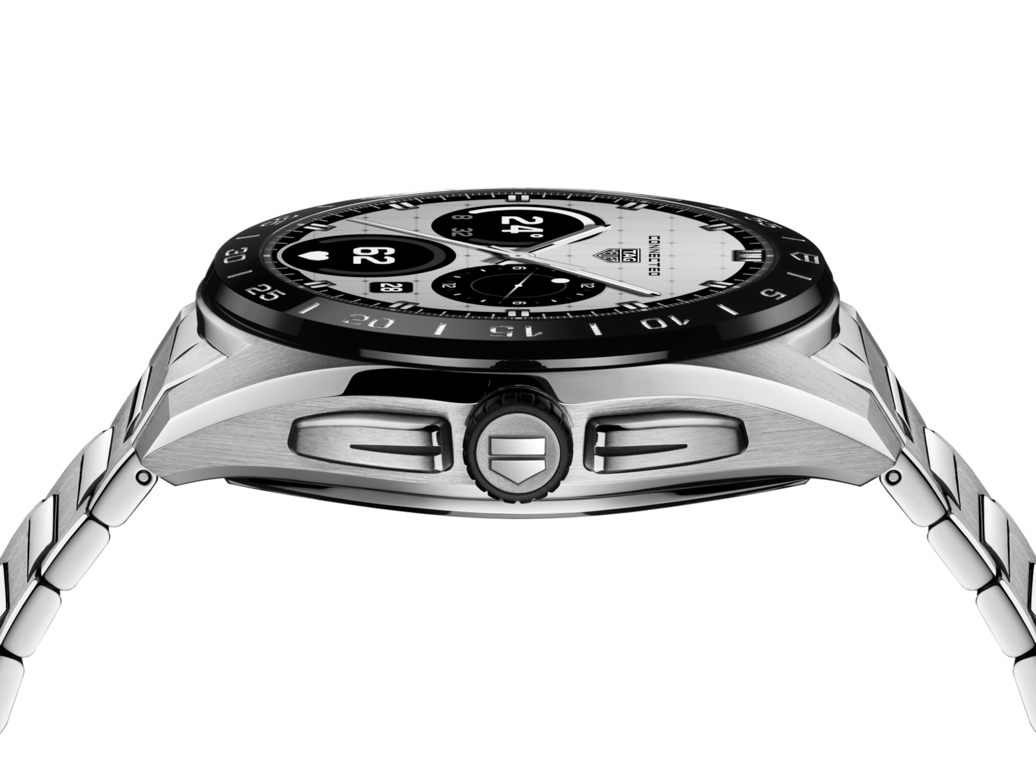 TAG Heuer Connected Calibre E5 - Steel Case Calibre E5 45mm - 45 mm ...