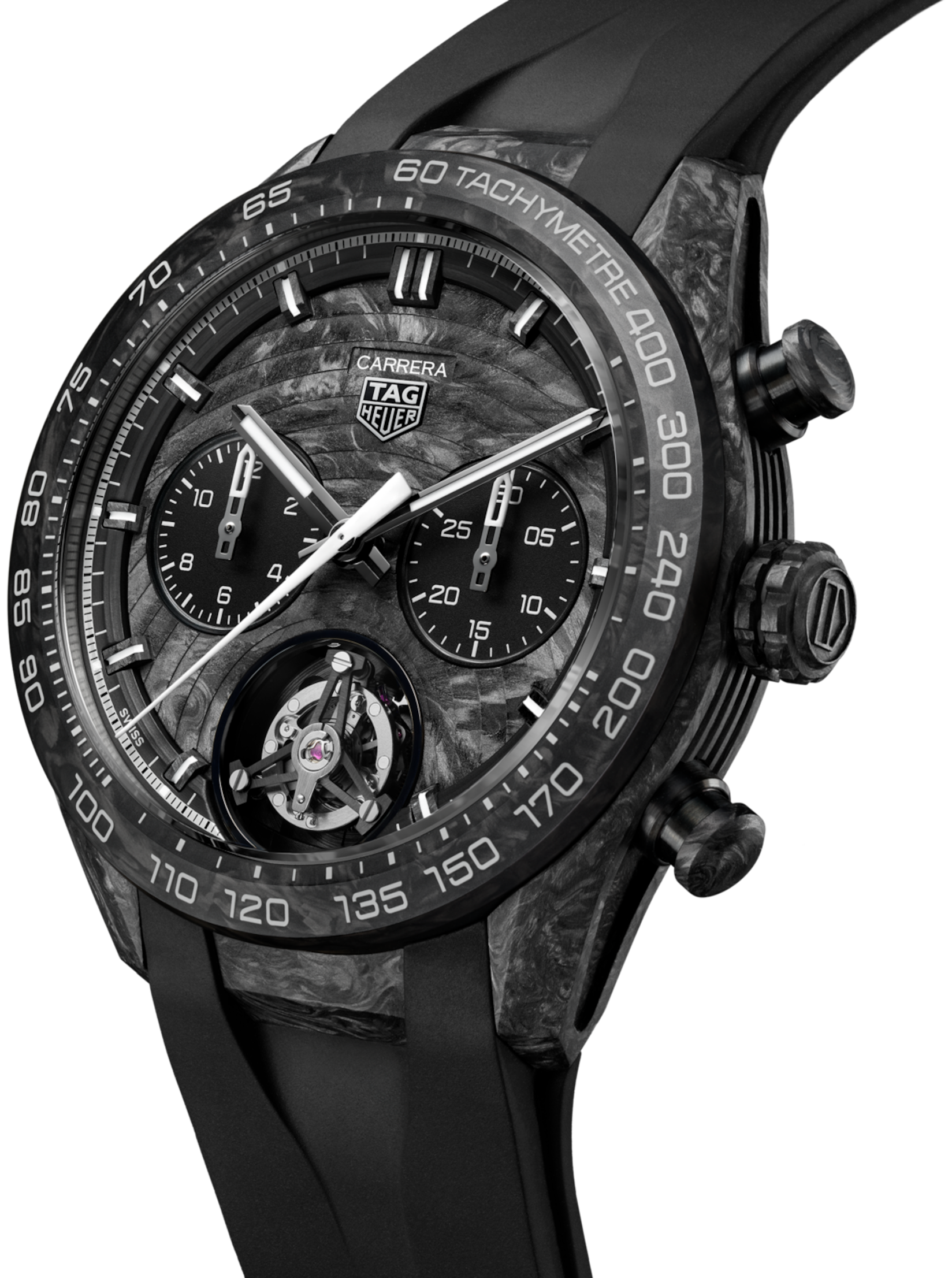 TAG Heuer Carrera Chronograph Tourbillon Extreme Sport TH-Carbonspring - Carbon - 44 mm | TAG ...