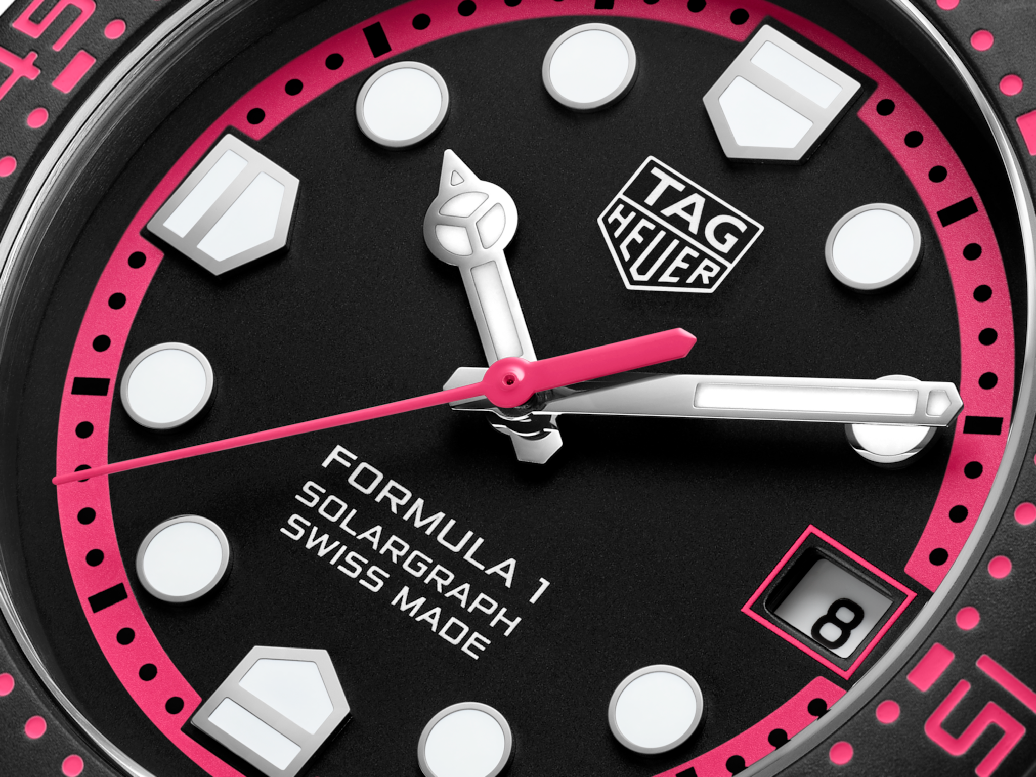 TAG Heuer Formula 1 Solargraph - Steel DLC - 38 mm | TAG Heuer