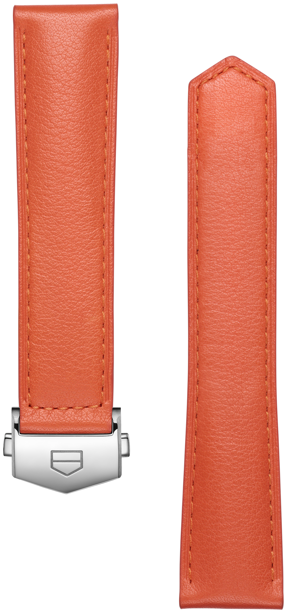 TAG Heuer Carrera 39mm Orange Leather Strap - - | TAG Heuer US