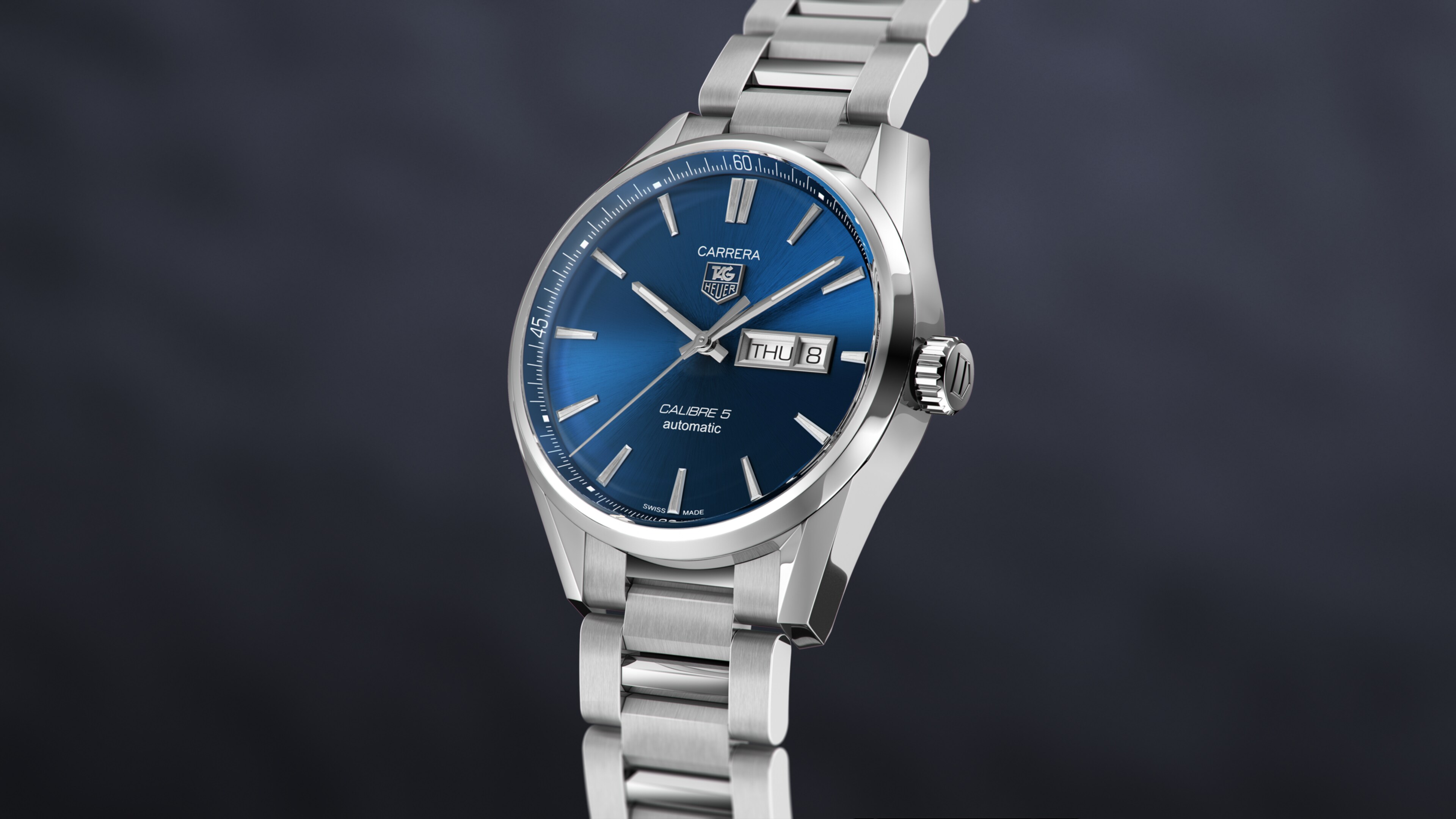 TAG Heuer Carrera Watch Calibre 5 Automatic Men 41 mm - WAR201E.BA0723