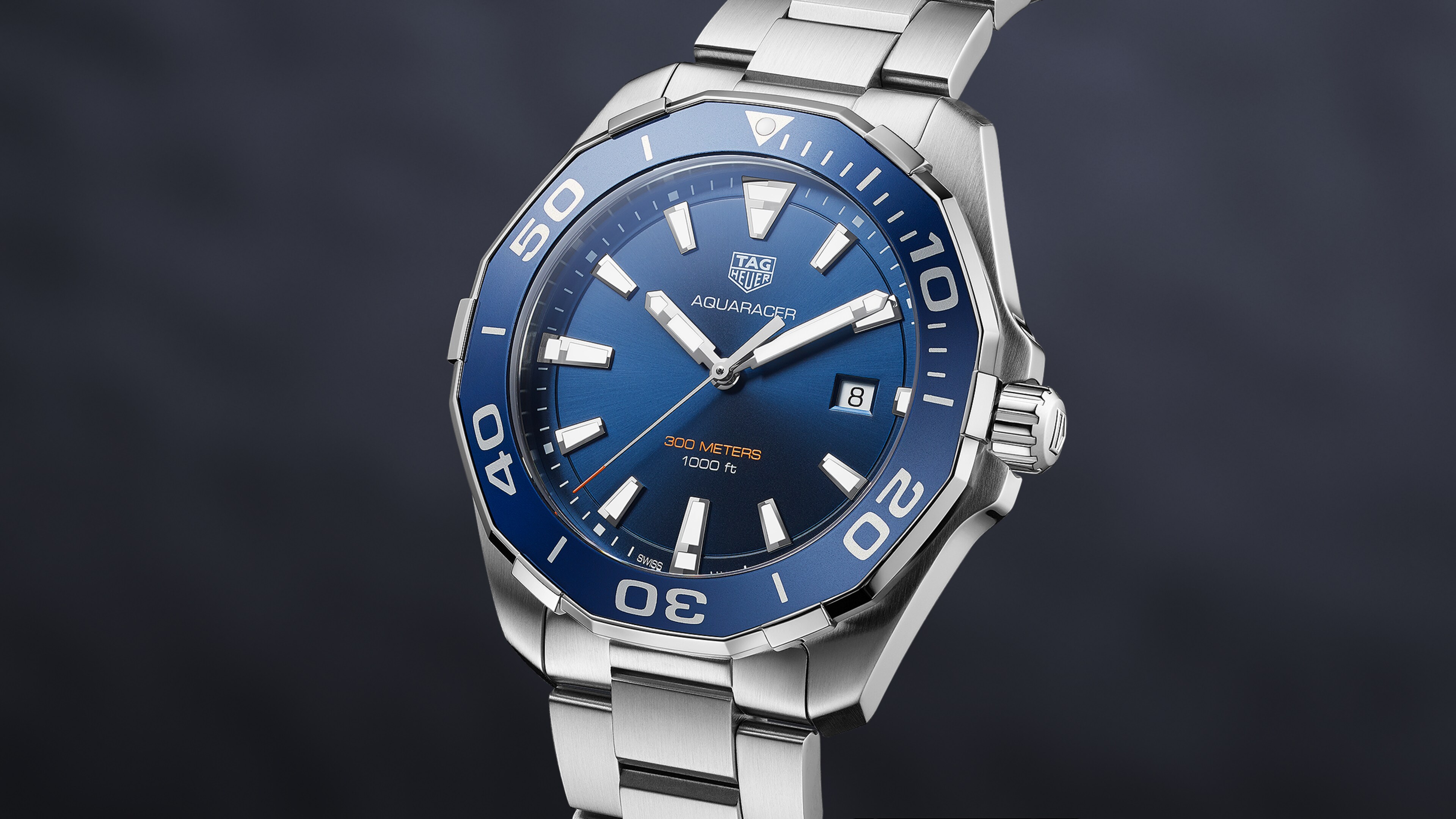 TAG Heuer Aquaracer Watch Quartz Men 43 mm - WAY101C.BA0746