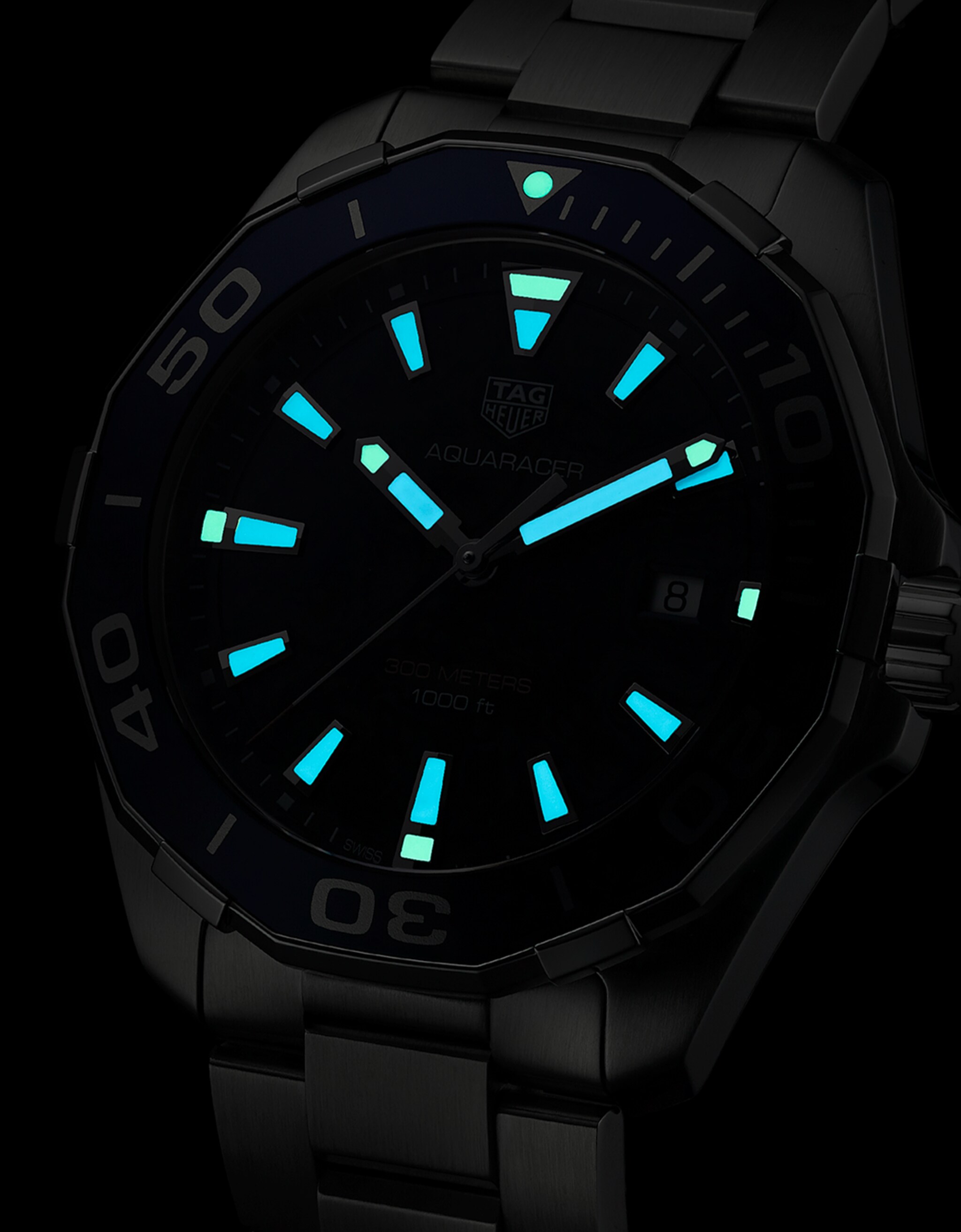 TAG Heuer Aquaracer Watch Quartz Men 43 mm - WAY101C.BA0746