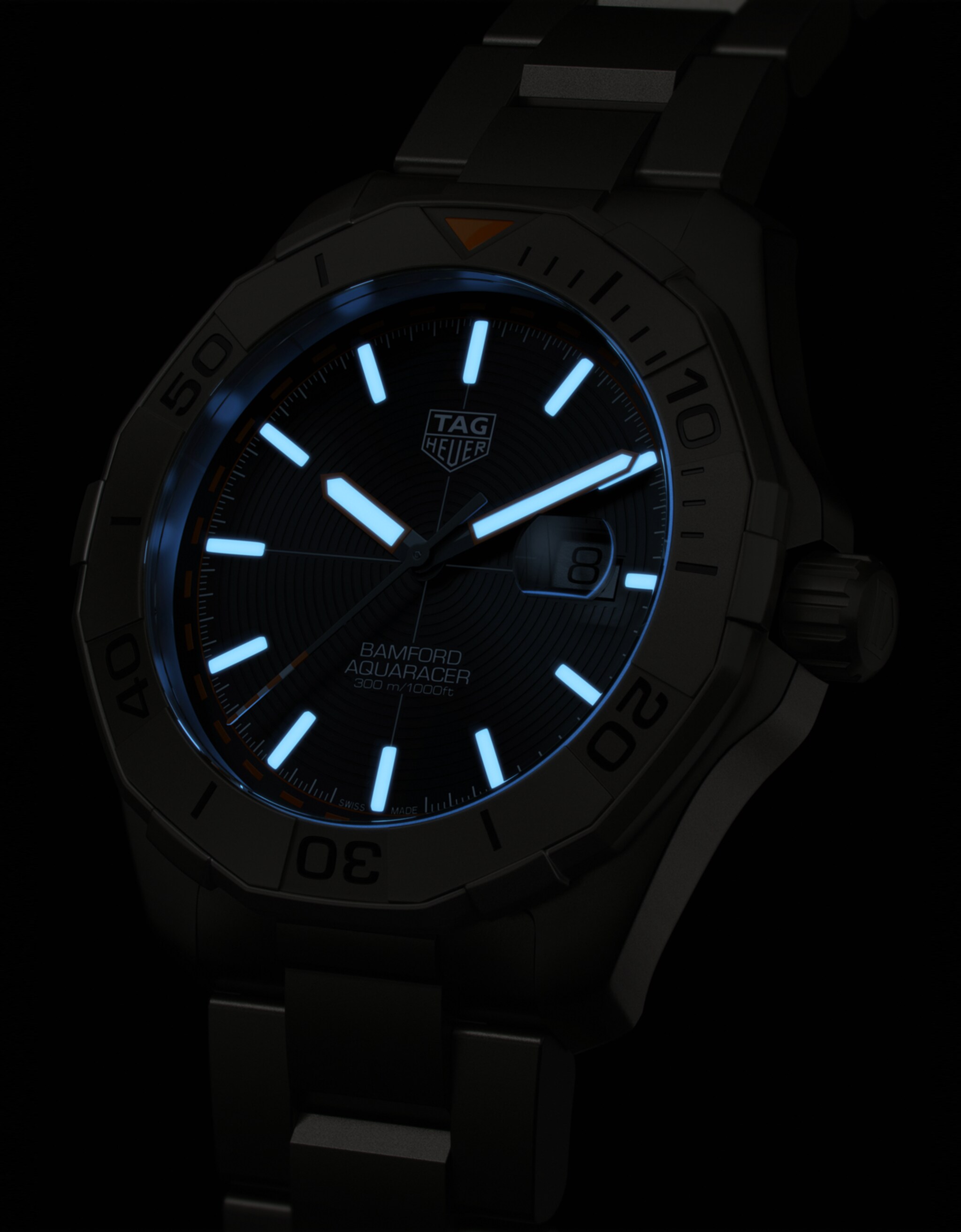 TAG Heuer Aquaracer Date x Bamford - Titanium - 43 mm | TAG Heuer