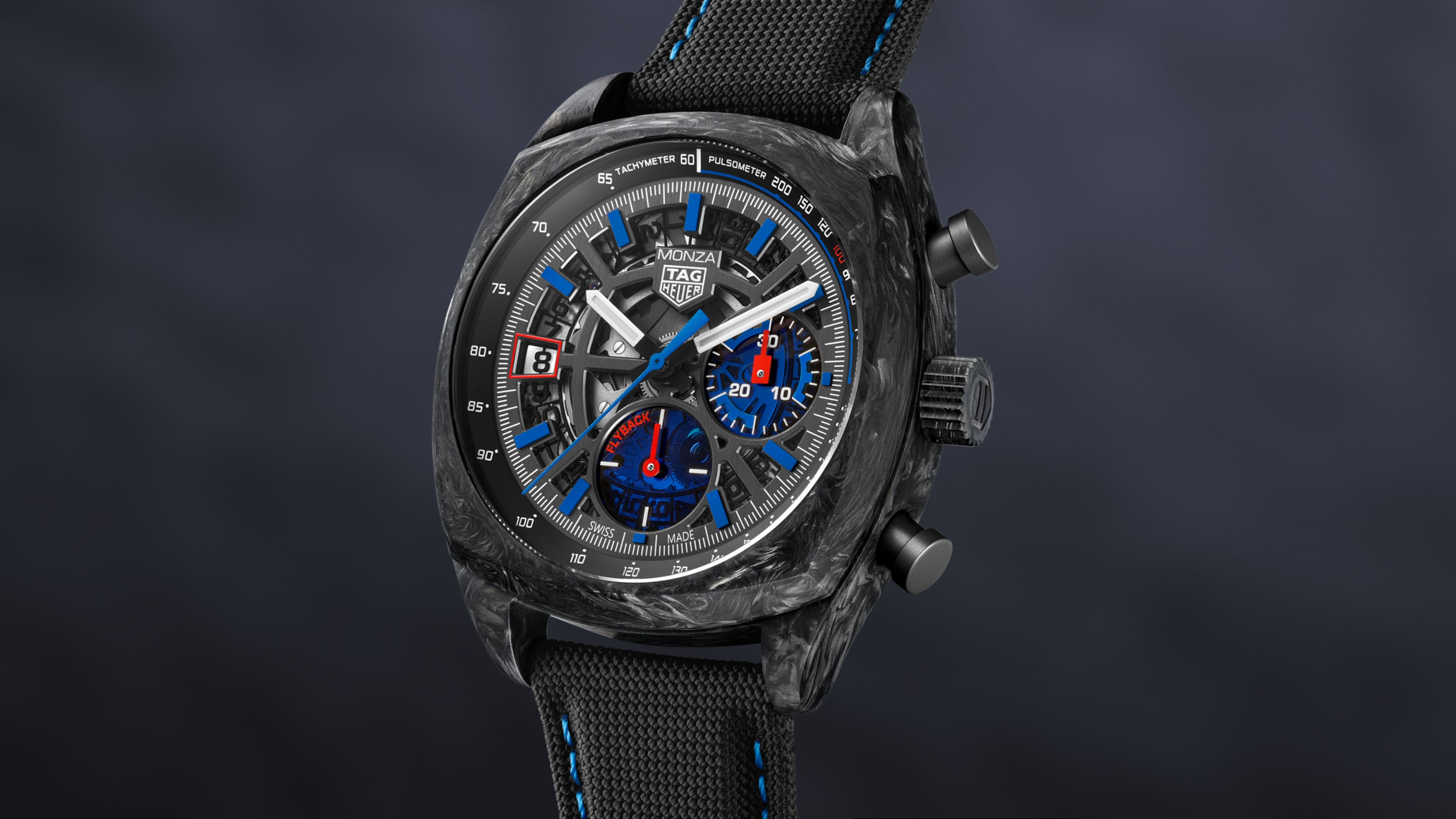 TAG Heuer Monza Flyback Chronometer - Carbon - 42 mm | TAG Heuer US