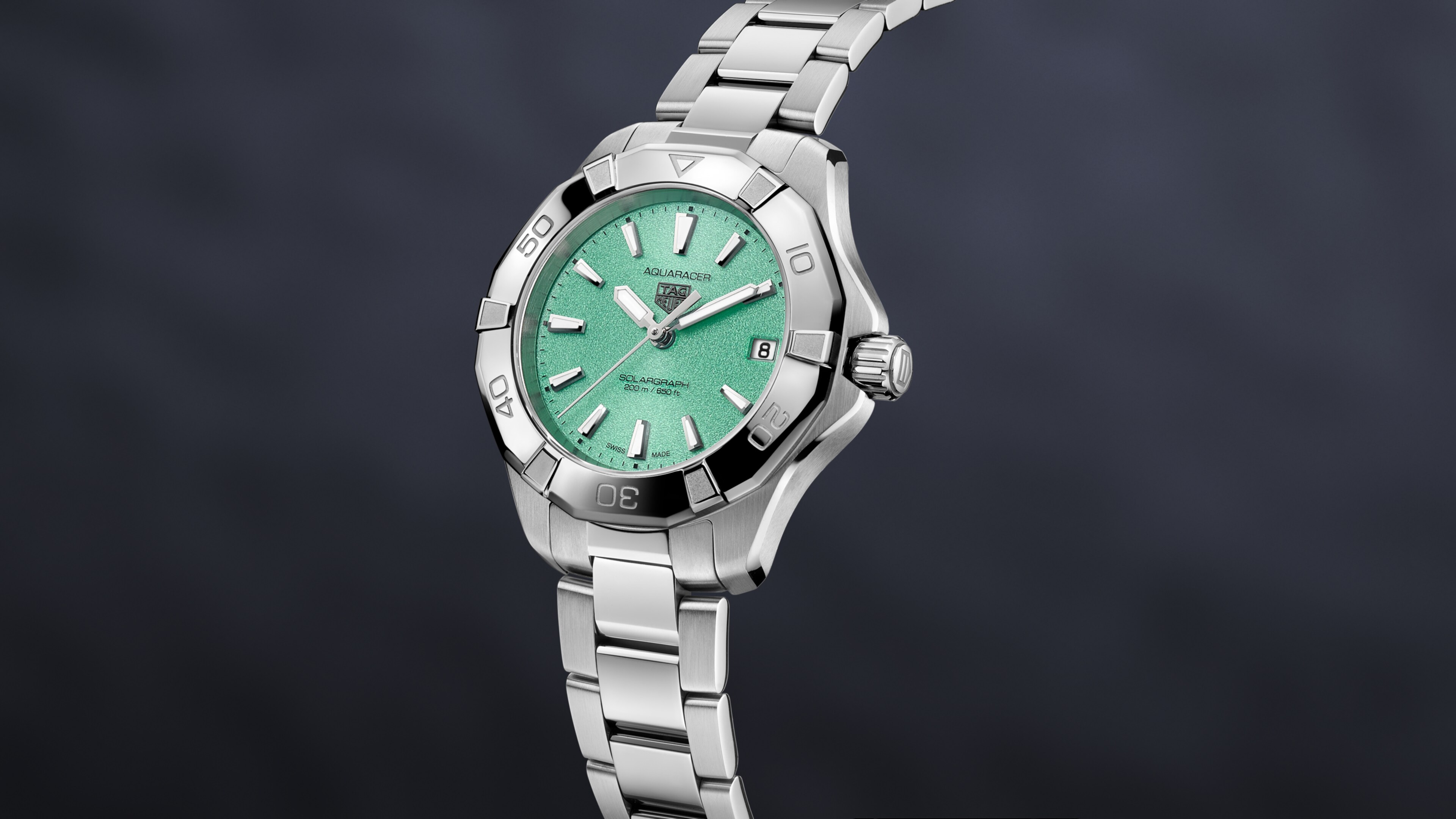 TAG Heuer Aquaracer Professional 200 Solargraph - Steel - 34 mm | TAG ...
