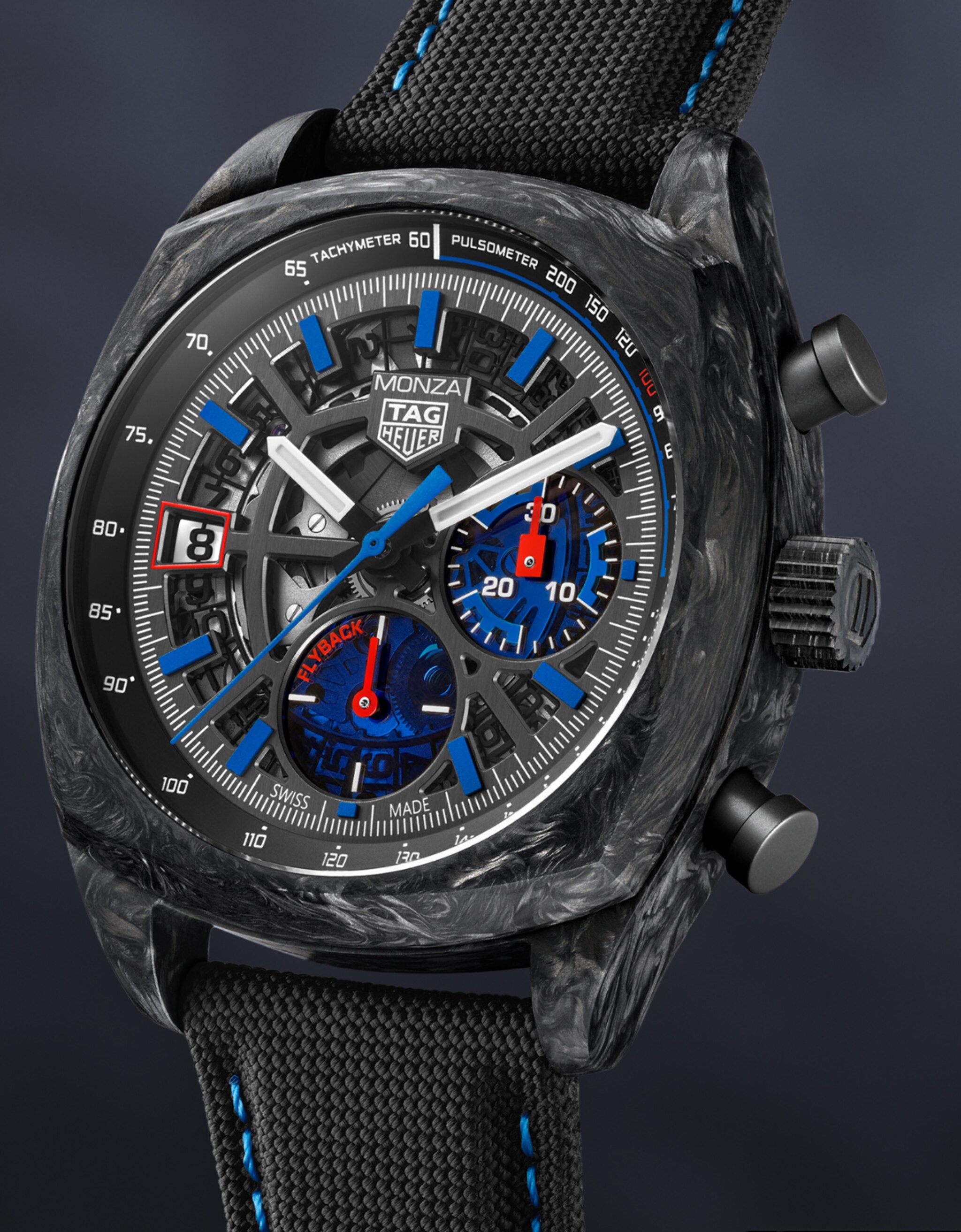 TAG Heuer Monza Flyback Chronometer - Carbon - 42 mm | TAG Heuer US